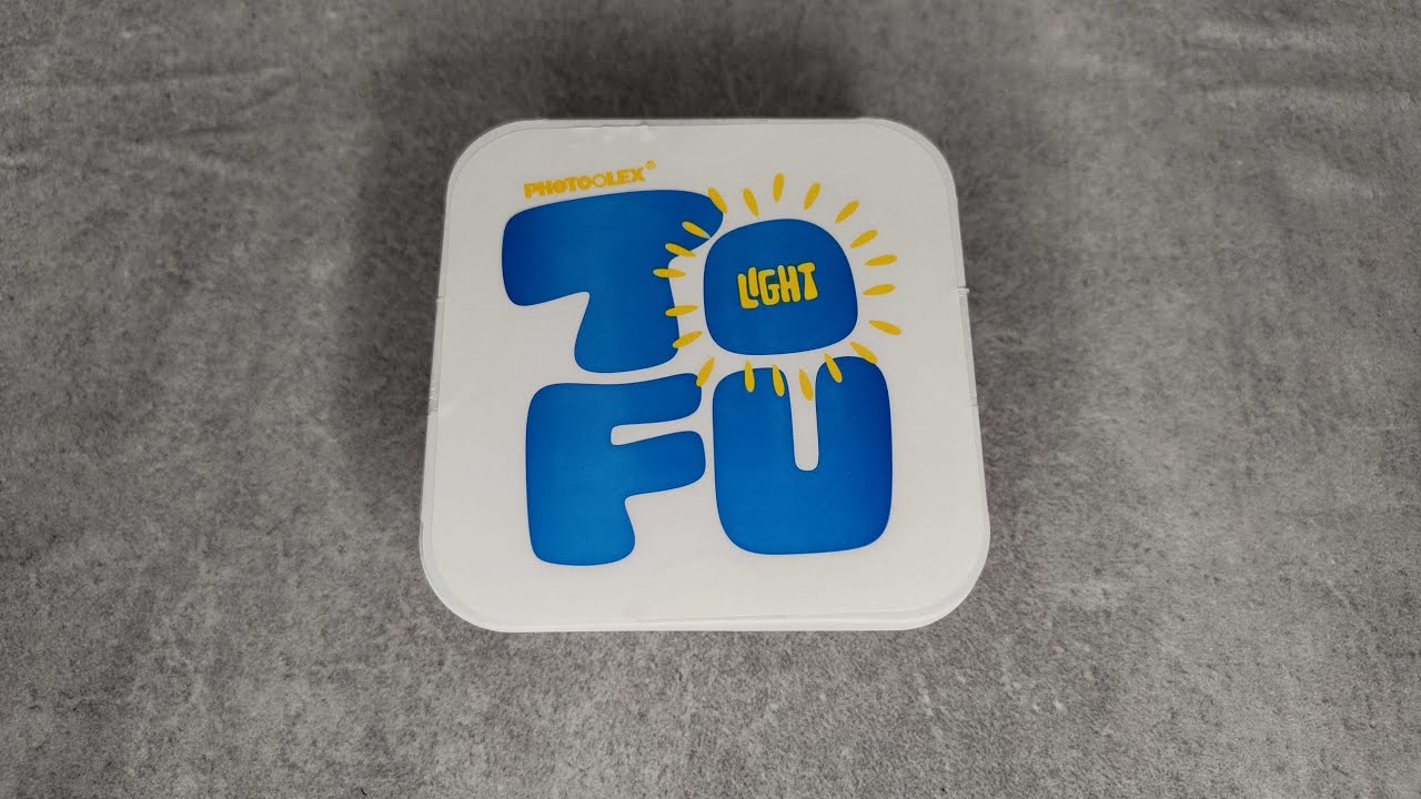 PHOTOOLEX TOFU Portable LED Camera Light - YouTube