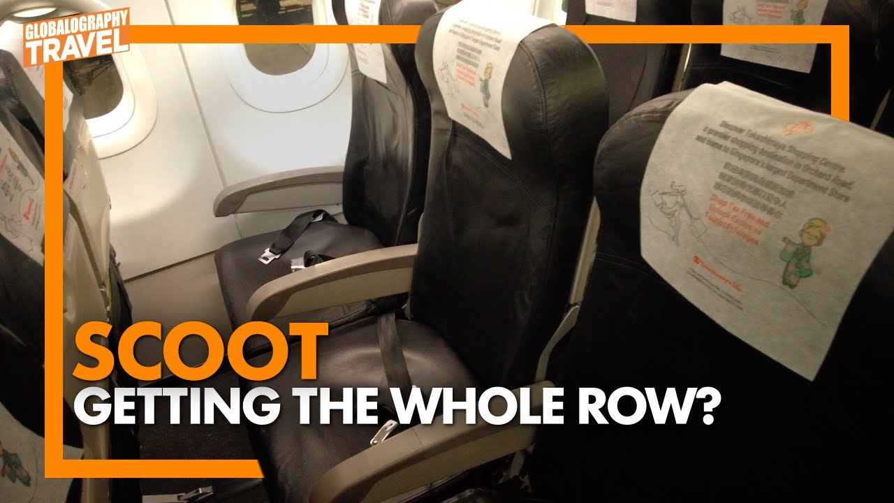 Didn't expect that! The whole row? SCOOT...Best low cost airline?🤔 ...