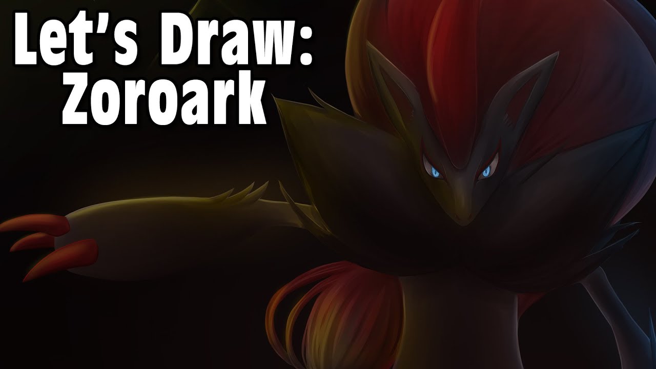 Let's Draw: Zoroark - YouTube