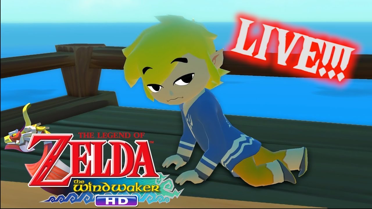 The Legend of Zelda Wind Waker LIVE!!! #3 THE TRAGEDY OF THE SWIFT SAIL ...