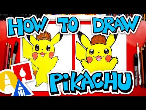 How to Turn H into Pikachu, Easy Drawings How to draw Pikachu drawing ...