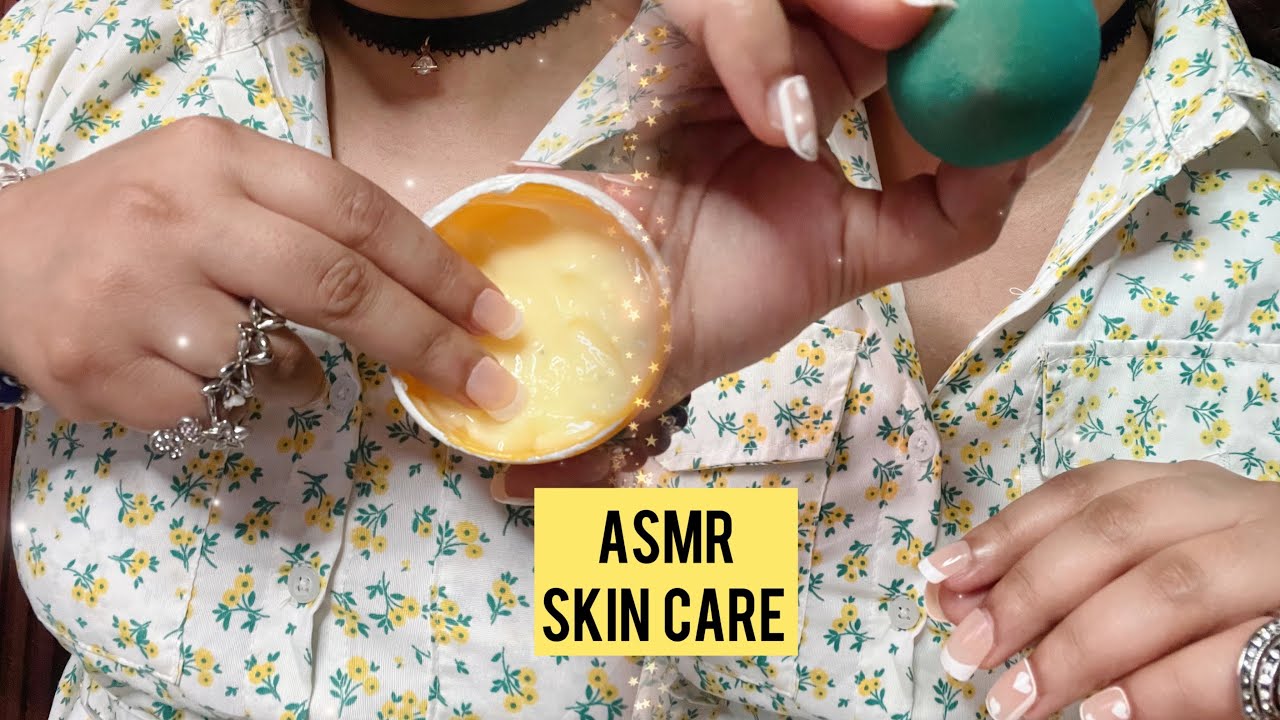 ASMR- Doing your SKIN CARE🧴|Personal Attention| Tapping Sounds # ...