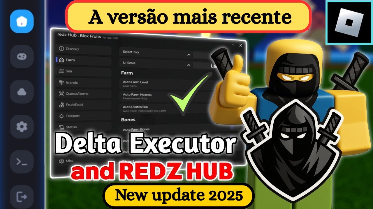 Nova atualização do Delta Executor Mobile | Blox Fruit Script Roblox ...