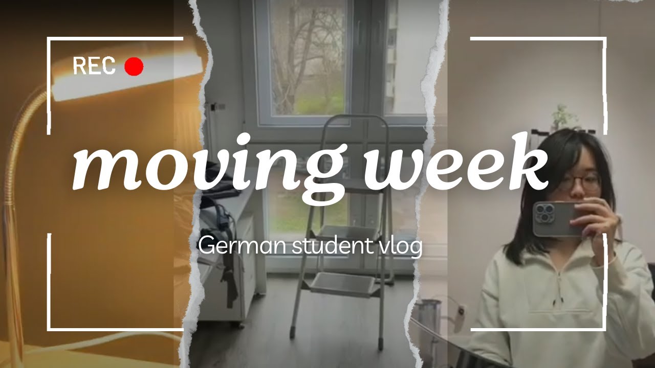 German Student Moving Week | Vlog in German with English subtitles - YouTube
