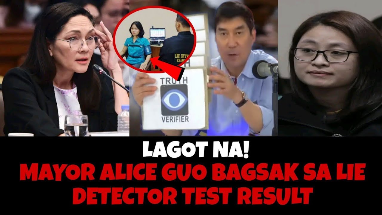 MAYOR ALICE GUO LIE DETECTOR TEST RESULT IBINUNYAG NI SENATOR RAFFY ...