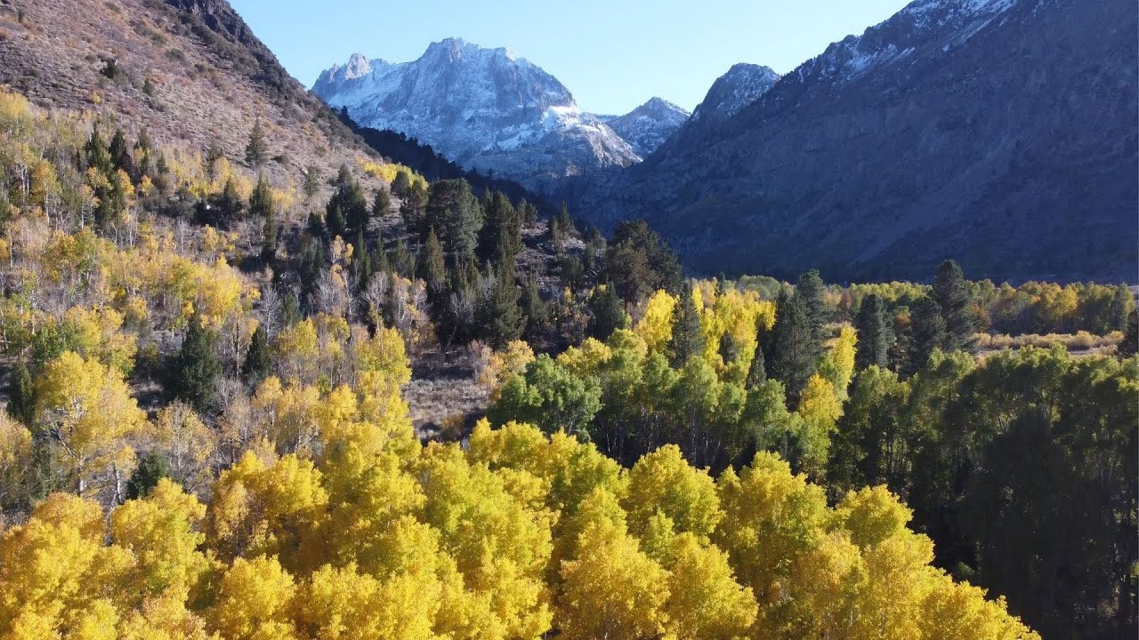 Mammoth Lakes Fall Colors and Snow - YouTube
