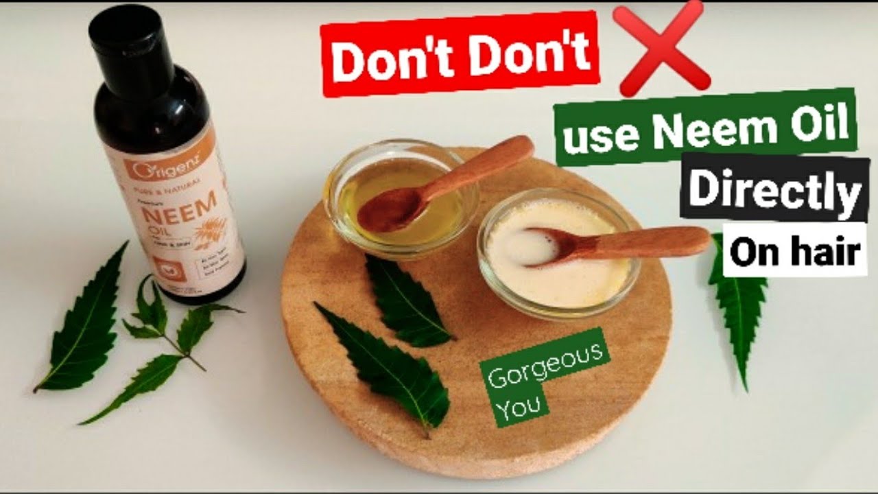 Diy: Neem Oil + Gorgeous Neem Shampoo to Remove Dandruff Permanently ...