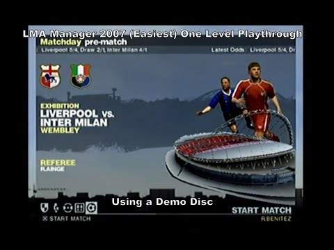 Ps2 Demo Disc 79: LMA Manager 2007 One Level Playthrough :D # ...