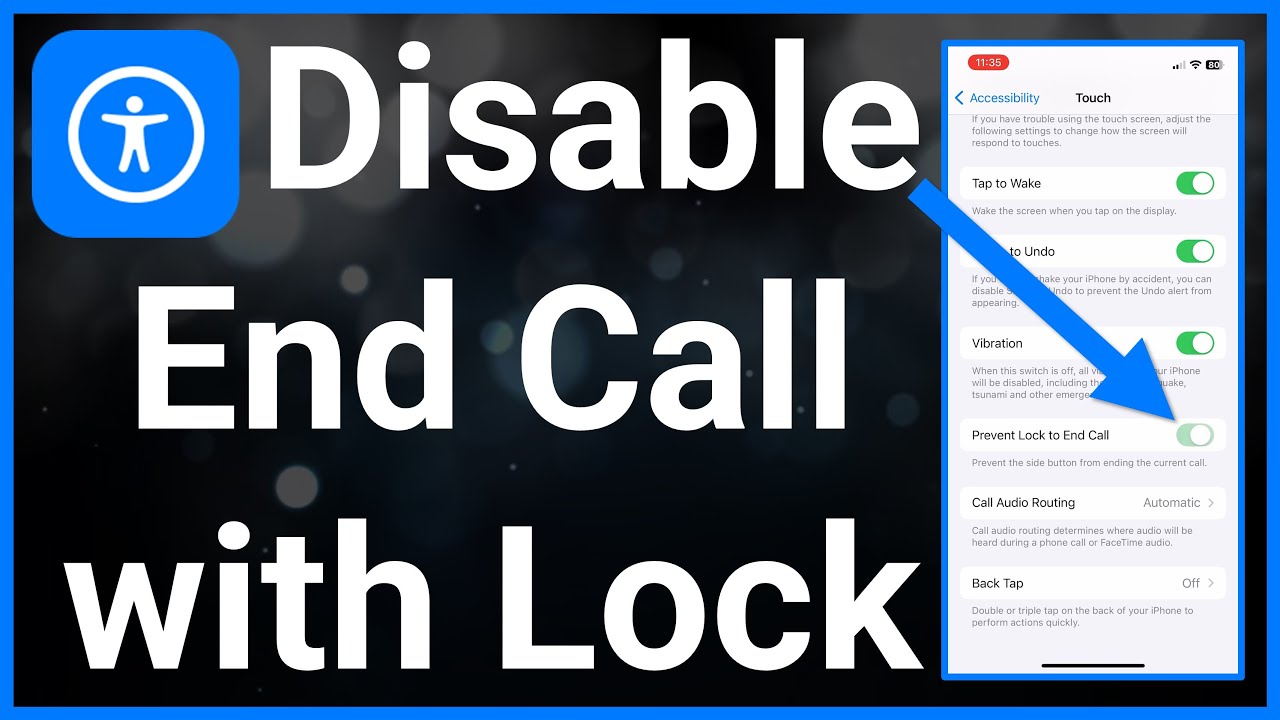 How To Turn Off End Call With Lock Button - YouTube