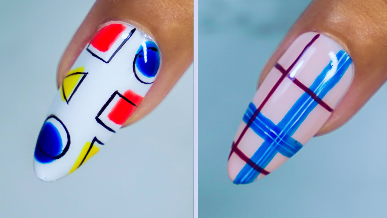 Fun and Easy Nail Art Design You can Draw at Home - YouTube