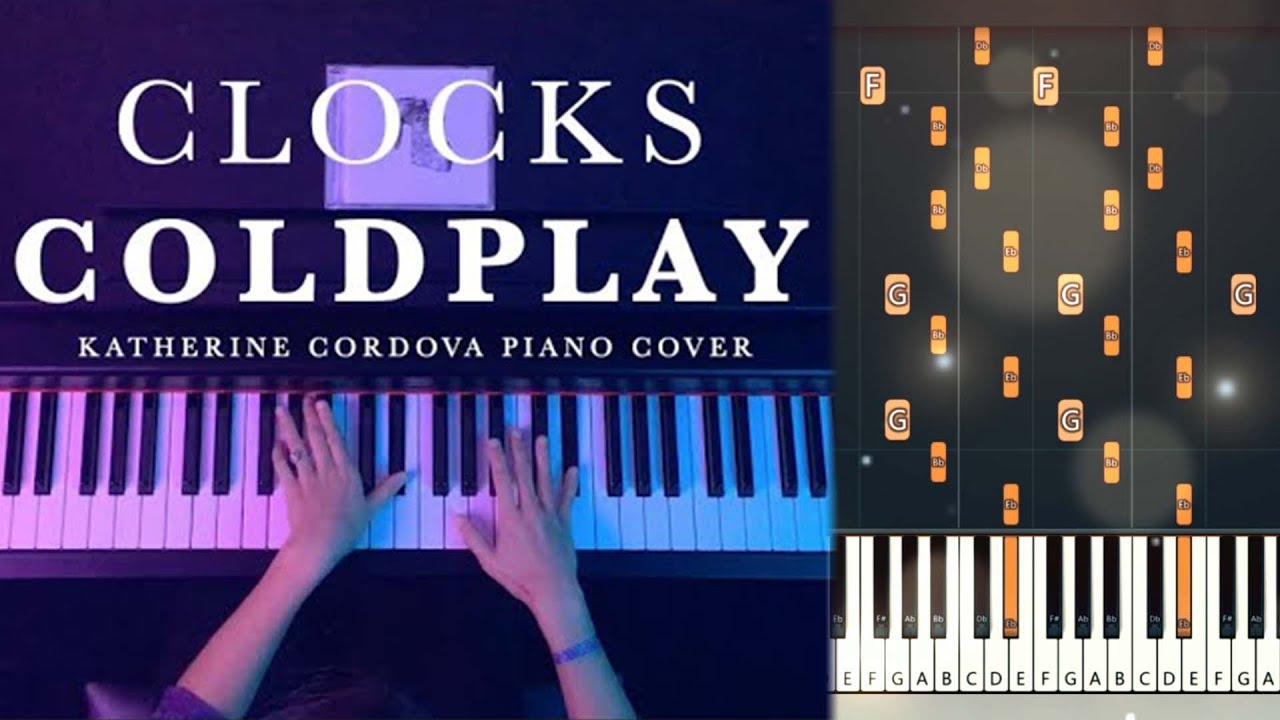 Coldplay - Clocks | Katherine Cordova | Piano Tutorial | Piano Cover ...