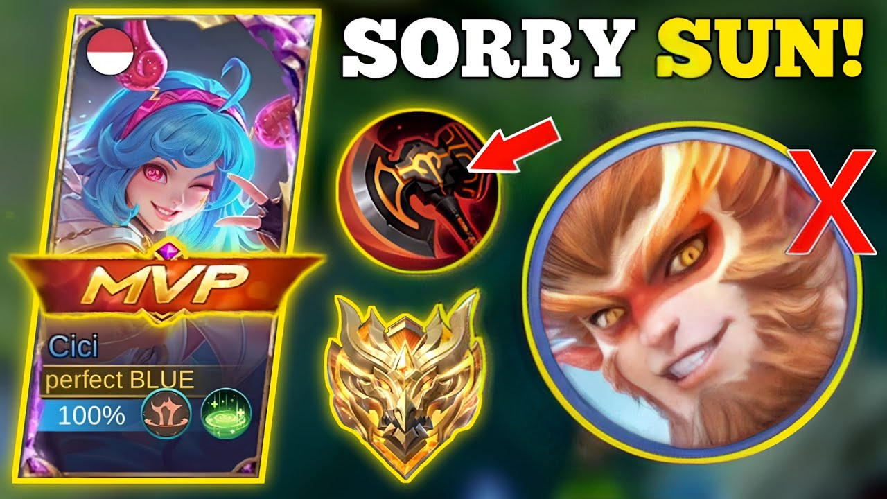 YOU CANNOT ENTER THIS META, REVAMPED SUN! | CICI BEST BUILD 2024 -MLBB🔥 ...