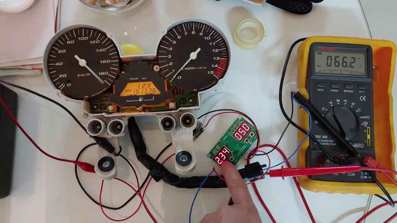 Motorcycle Speed and Tachometer pulse & value matching and speed limit ...