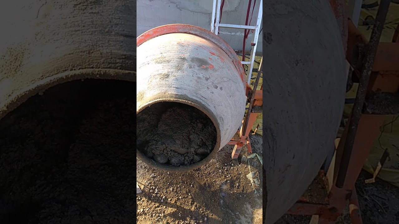 Rețetă preparare beton din ciment rapid - YouTube