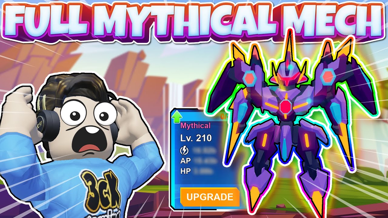 I Finally got a Full Mythical Parts Mech Bot Max Level in Bot Clash and ...