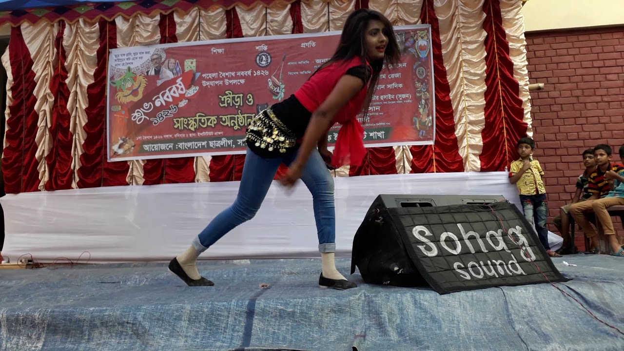 Stage dance samma samma (satkhira polytechnic) - YouTube
