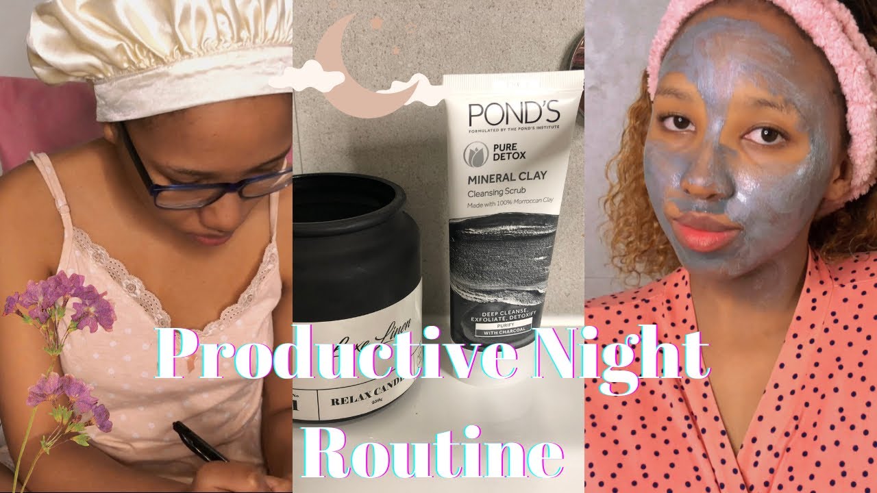8pm Night Routine | Productive, relaxing and realistic | South African ...