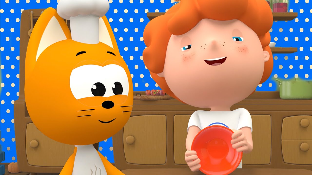 АМ-НЯМ-НЯМ ВКУСНЯТИНА - Котёнок Котэ - Новинка песня мультик для детей ...