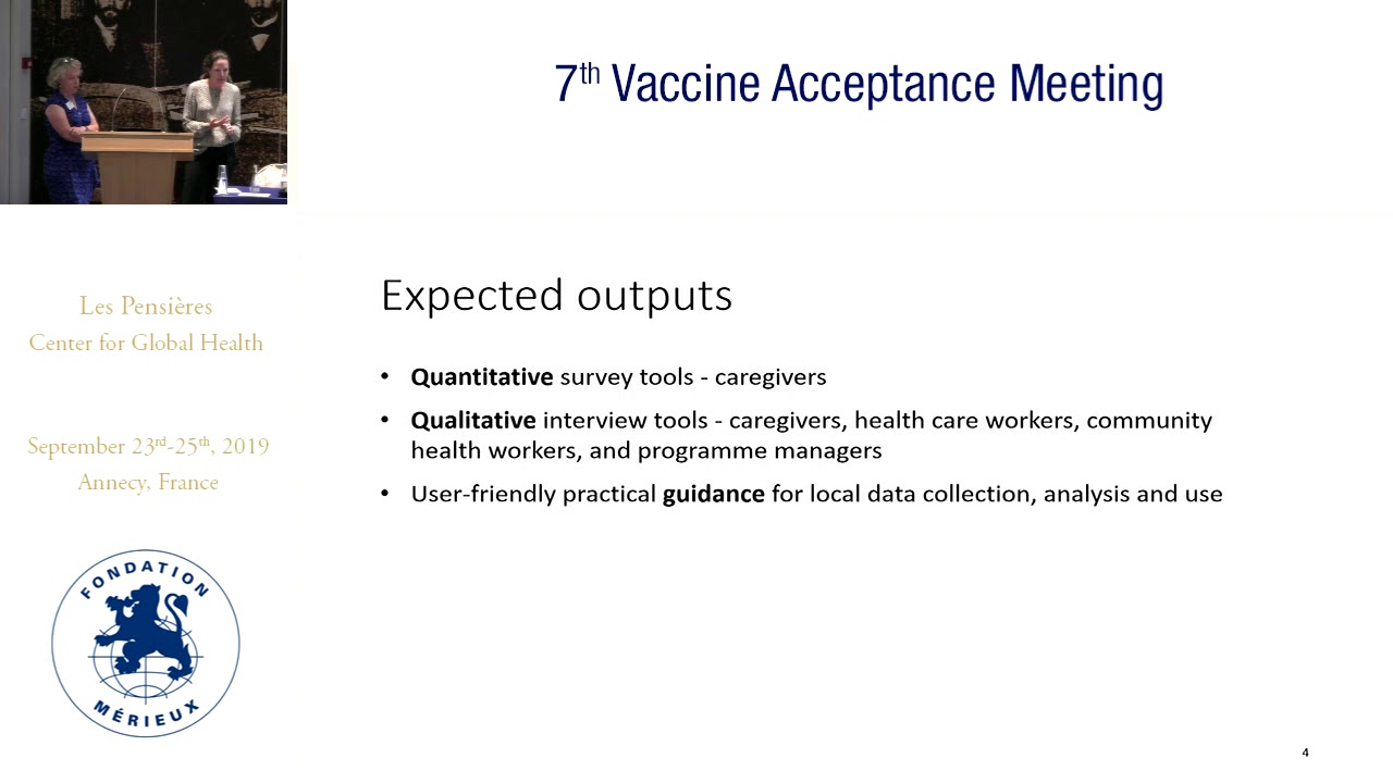 Update from the WHO working group on measuring Behavioural and Social ...