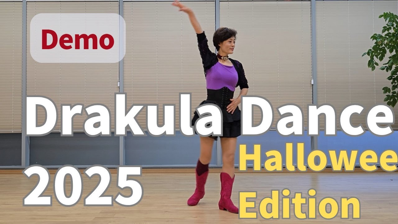 Drakula Dance 2025 Line Dance (Halloween Edition) - (High Beginner ...