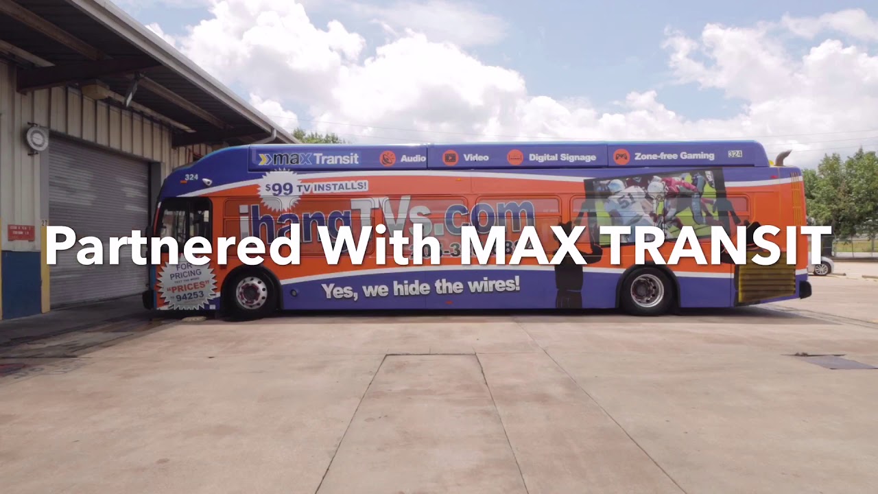 ihangTVs.com Partners with MAX TRANSIT or Birmingham Alabama - YouTube