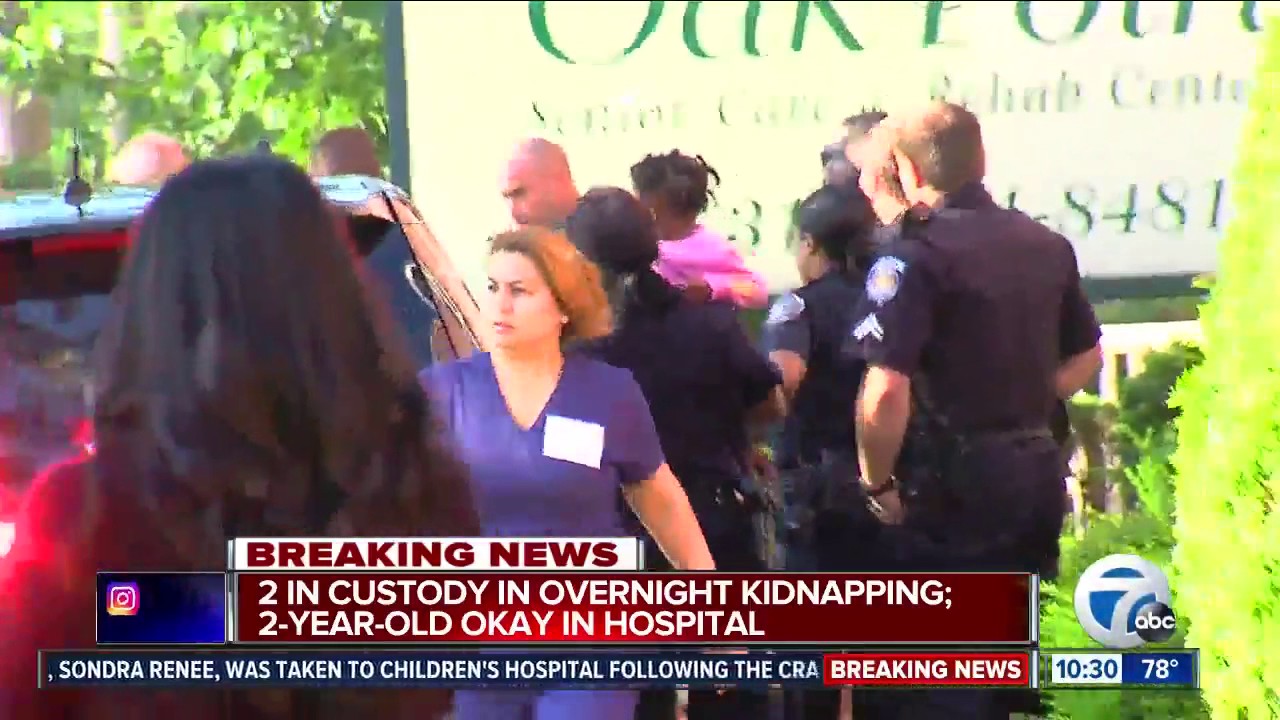 See the moment a 2-year-old kidnapping victim is rescued by police ...