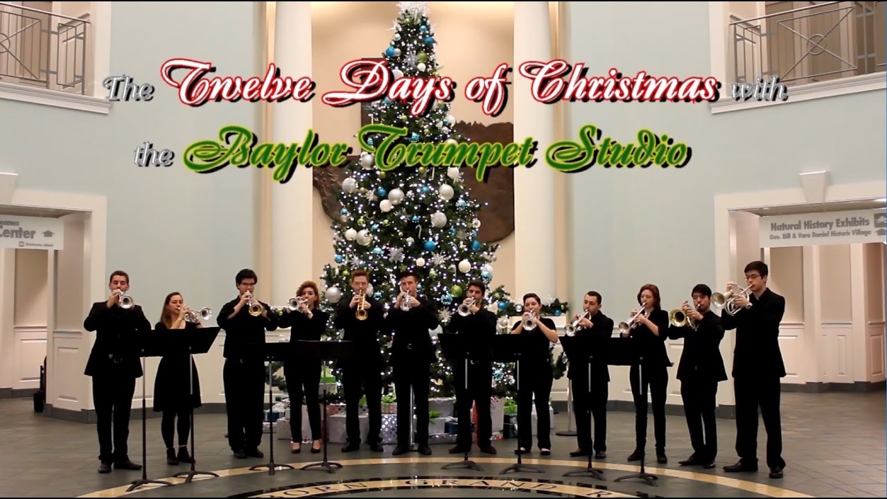 The 12 Days of Christmas with the Baylor Trumpet Studio - YouTube