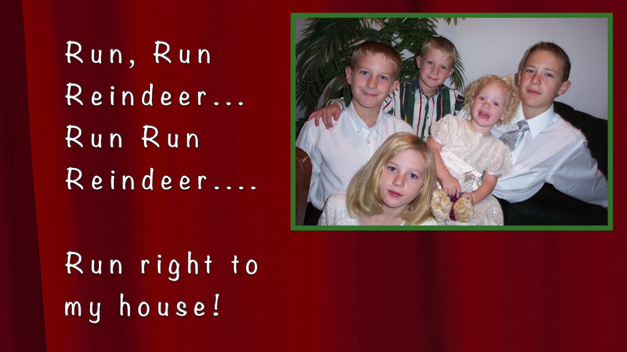 Run Run Reindeer - 2 part - Althouse - Sing Along with Nonna - YouTube
