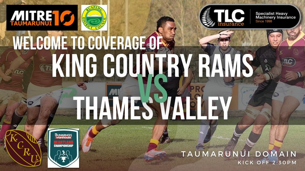 King Country Rams vs Thames Valley - YouTube