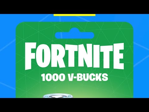 How to redeem your vbucks code on a vbucks card - YouTube
