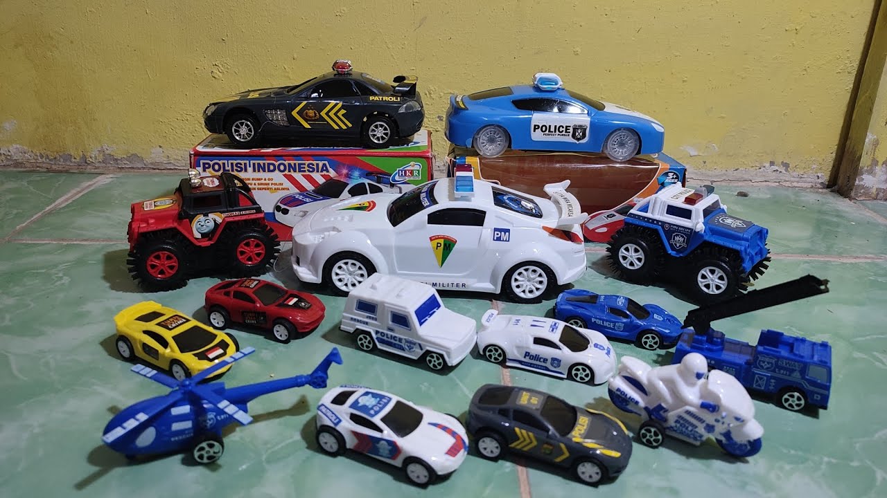 Wah seru Unboxing Mobil Polisi Patwal,Mobil Polisi Militer,Police Car ...