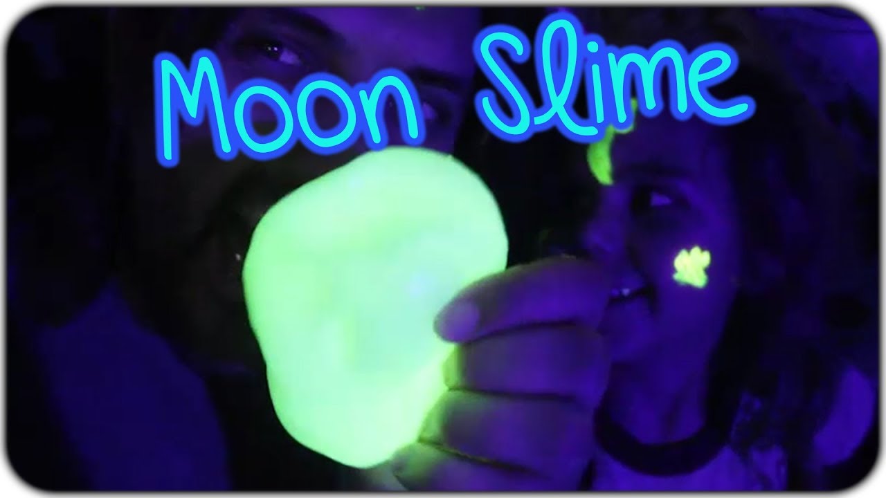 Glow in the Dark Moon Slime! Gabriel shows you How to make this Magical ...