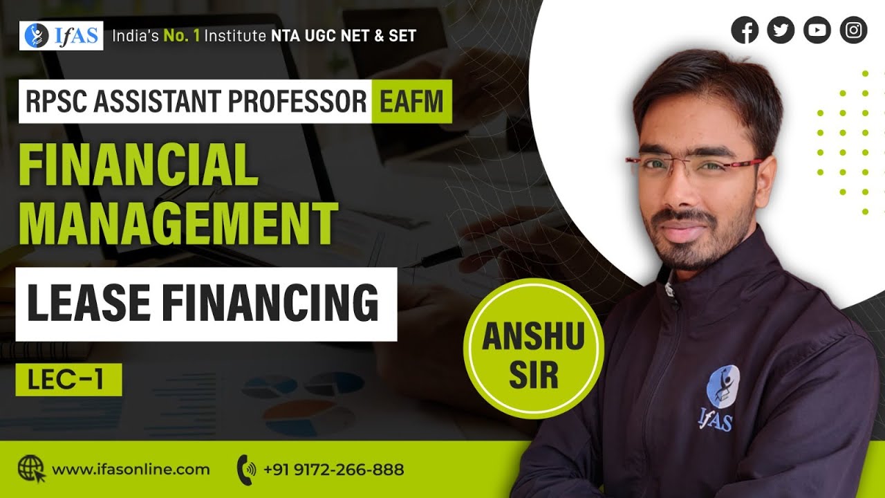 Lease financing For RPSC Assistant Professor (Lec:-01) | Financial ...
