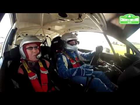 Stephen Woods racing around the track - YouTube