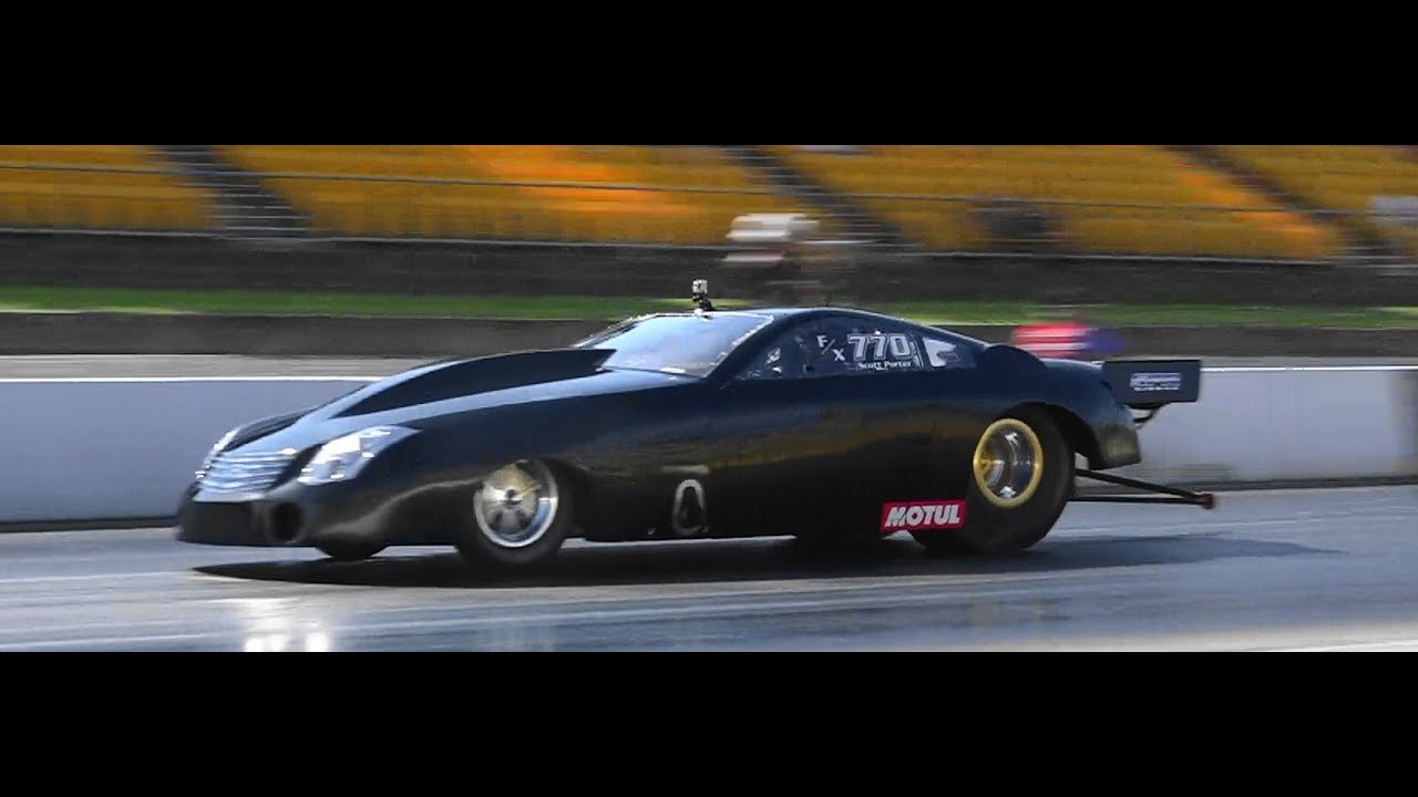 SCOTT PORTER RACING NISSAN INFINITI VQ35 TWIN TURBO 6.32 @ 228 MPH APSA ...