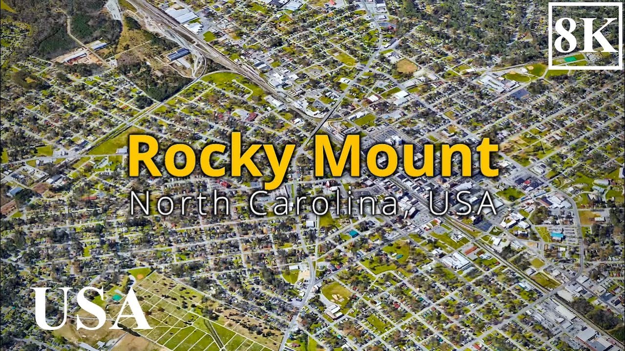A Cloudy Day in Rocky Mount, North Carolina – City Drive & Sights - YouTube