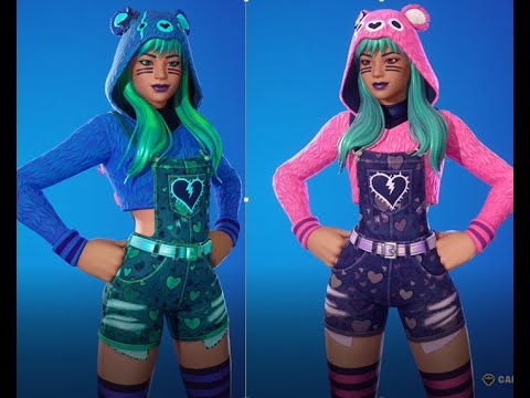SYD (Pink Outfit) Vs. SYD (Minty Style)-Fortnite - YouTube