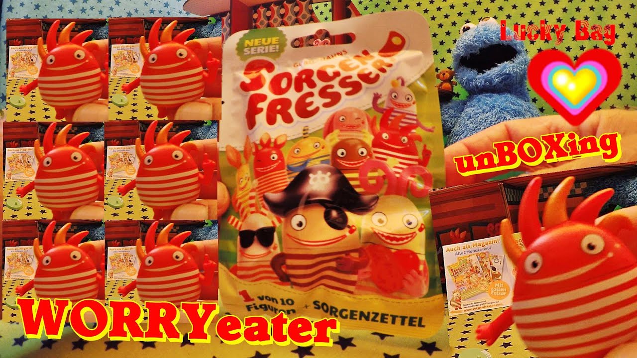 NEW SORGENFRESSER Worry Eaters Figures 4K SERIE 2 unboxing VIDEO blind ...