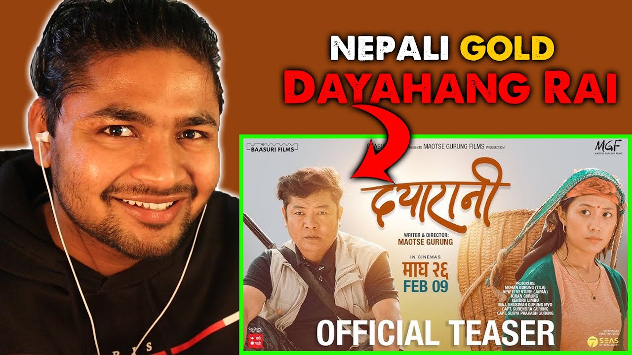DAYARANI Nepali Movie Teaser Reaction | Dayahang Rai | DAYARANI Nepali ...