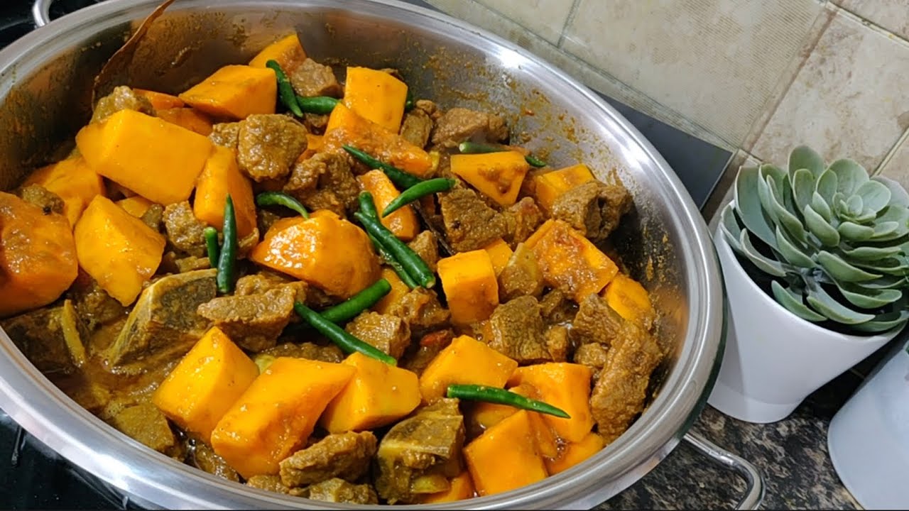 Lamb Curry with Butternut Squash | Bengali Recipe | Meat Curry #asmr # ...