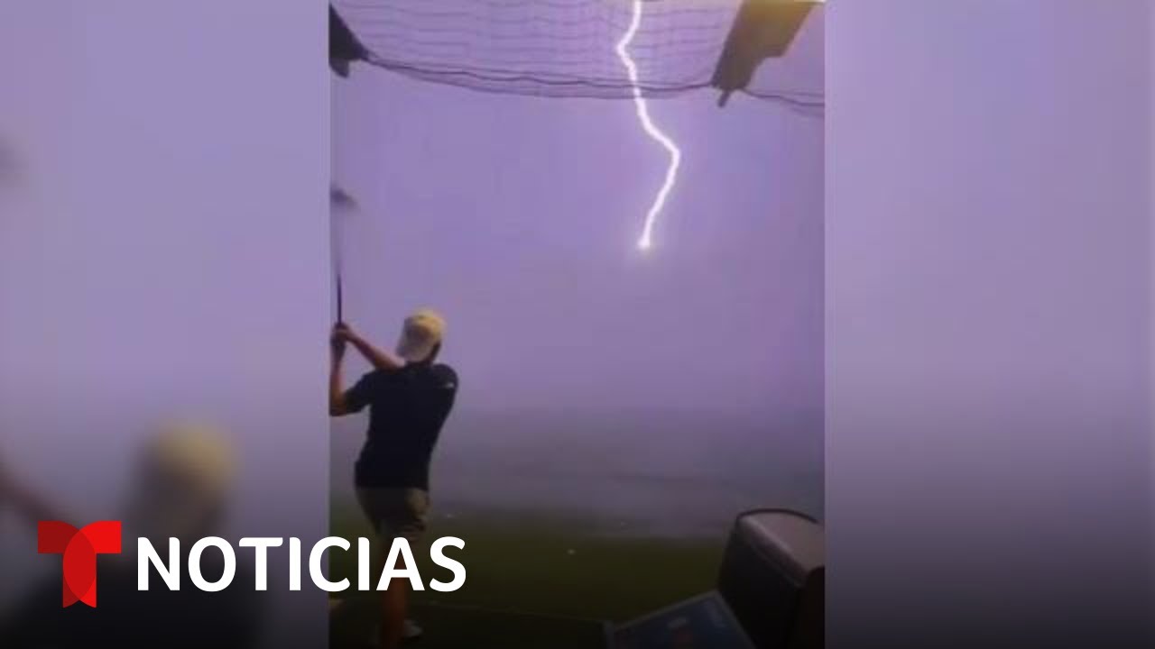 En video: captan un rayo cayendo sobre una pelota de golf en movimiento ...