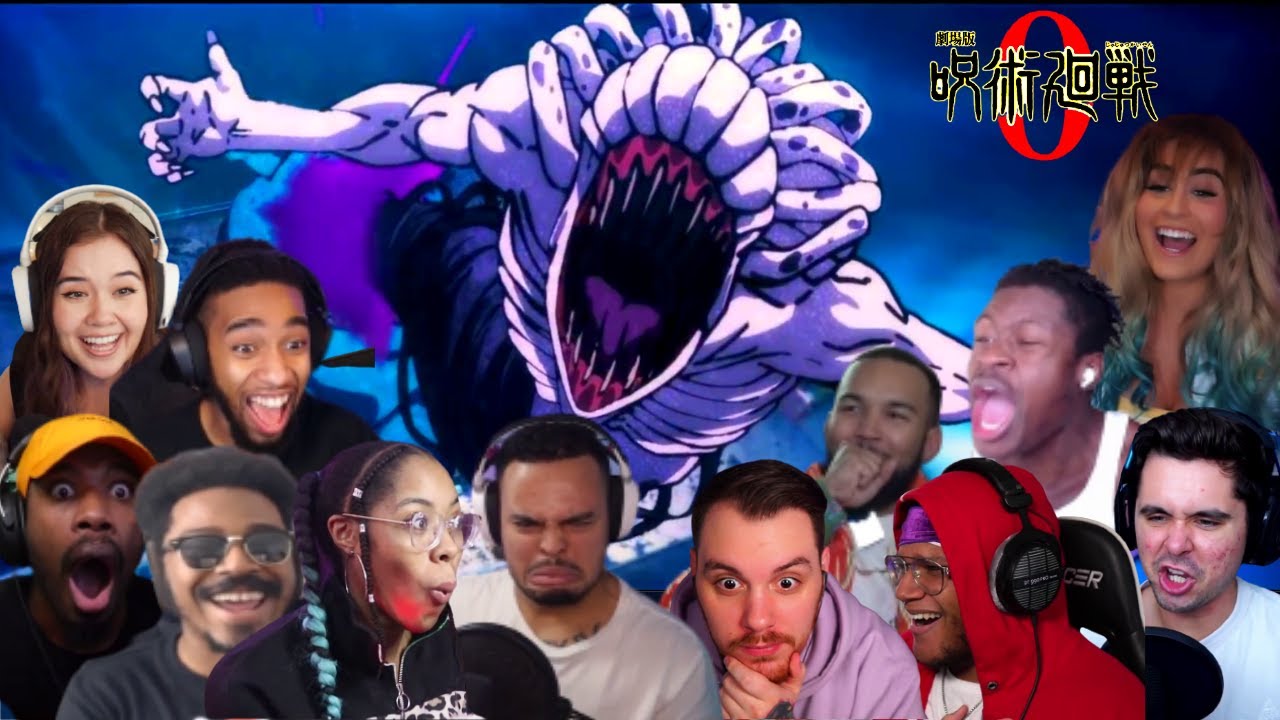 JUJUTSU KAISEN 0 MOVIE TRAILER BEST REACTION COMPILATION - YouTube