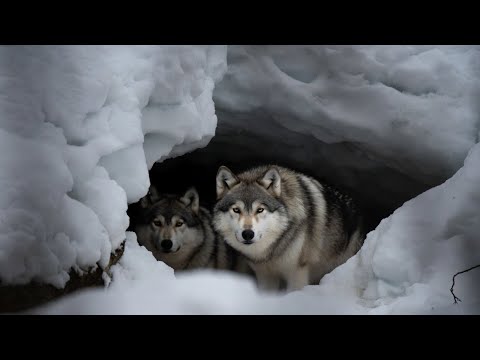 A Secret Attack by Hidden Wolves on a Mountain Goat - YouTube