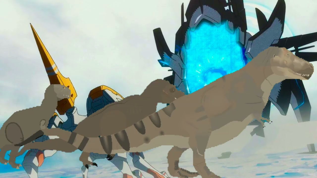 t-rex evolution dr livesey walking meme but different places - YouTube