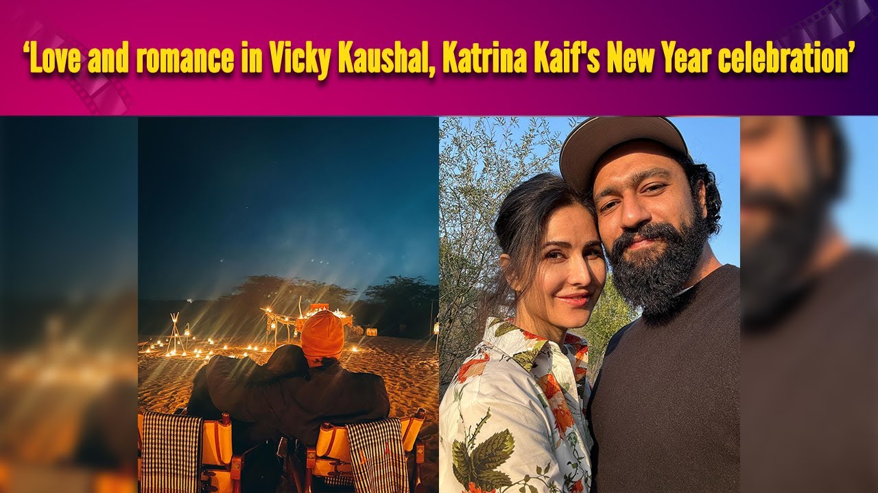 Katrina Kaif and Vicky Kaushal were seen enjoying bonfire on the desert ...