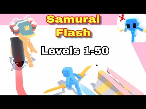 Samurai Flash game gameplay part 4 ( Levels 1-50 ) IOS - YouTube