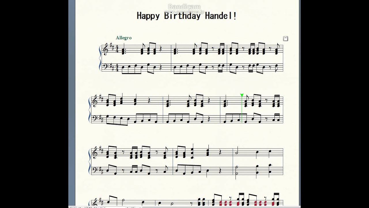 Happy Birthday Handel ! - YouTube