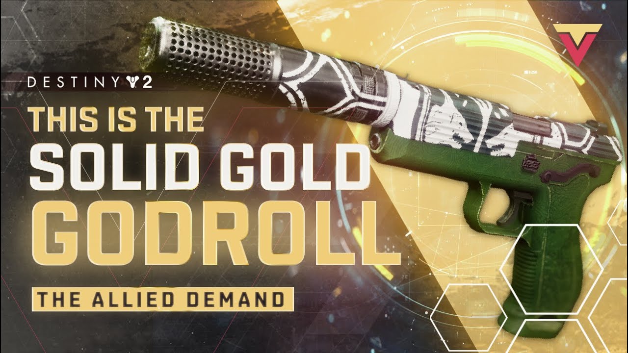 The Solid Gold Roll on the Allied Demand in Destiny 2 - YouTube