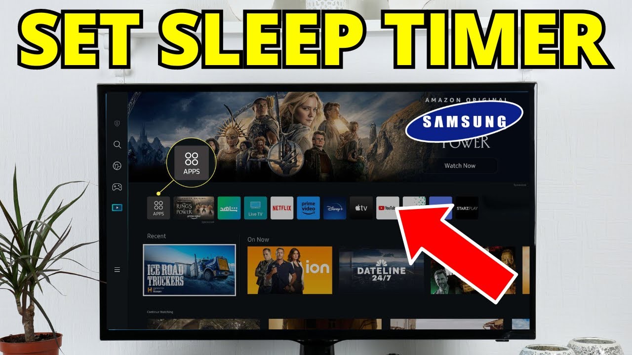 Samsung Smart TV: How To Turn OFF or Set Sleep Timer | Auto Turn OFF ...