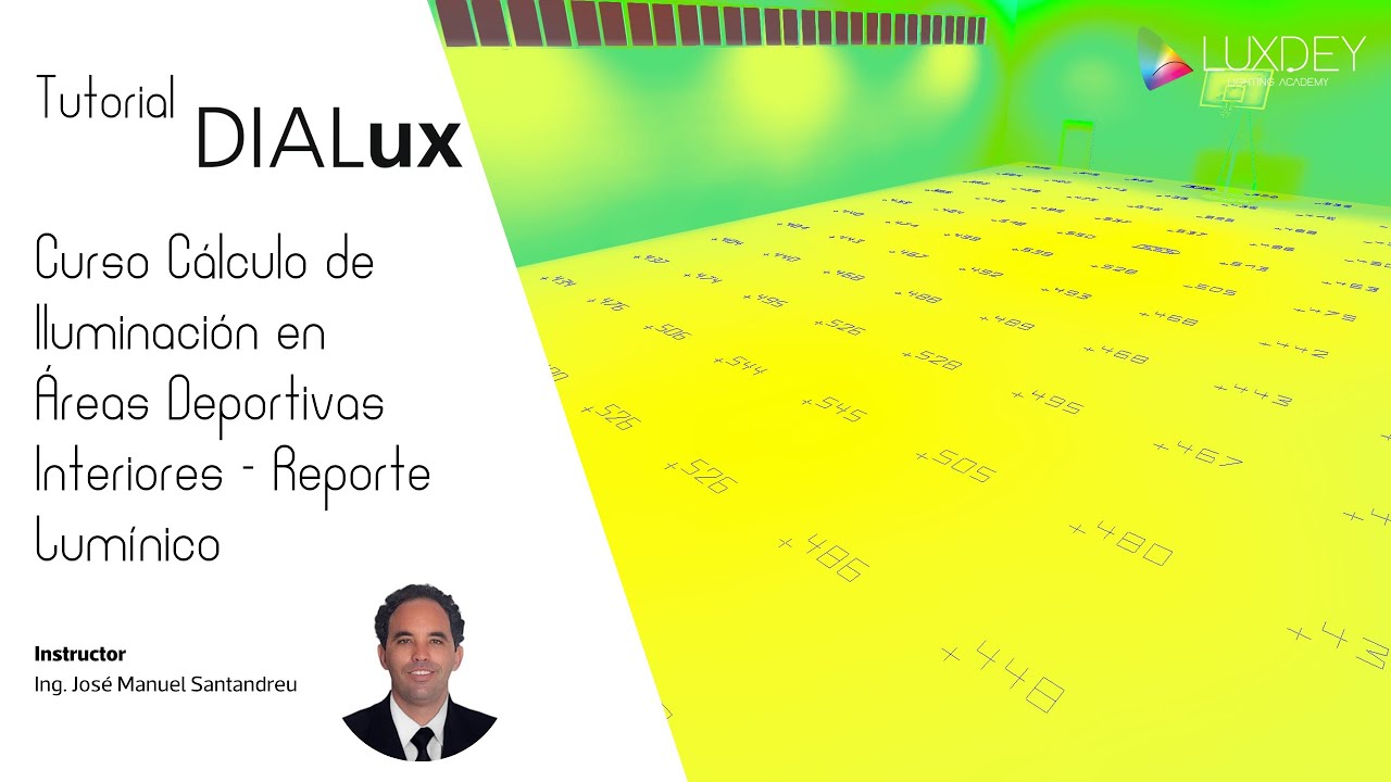 Curso Cálculo de Iluminación en Áreas Deportivos Interiores - Reporte ...